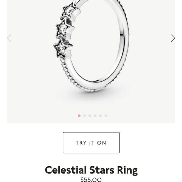 Pandora | Jewelry | Pandora Celestial Stars Ring | Poshmark
